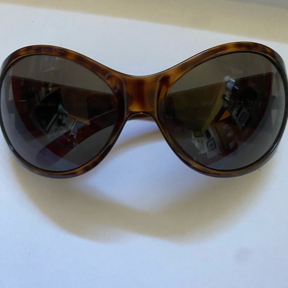 Miu Miu | Accessories | Mui Mui Sunglasses Brown W Silver Hardware ...